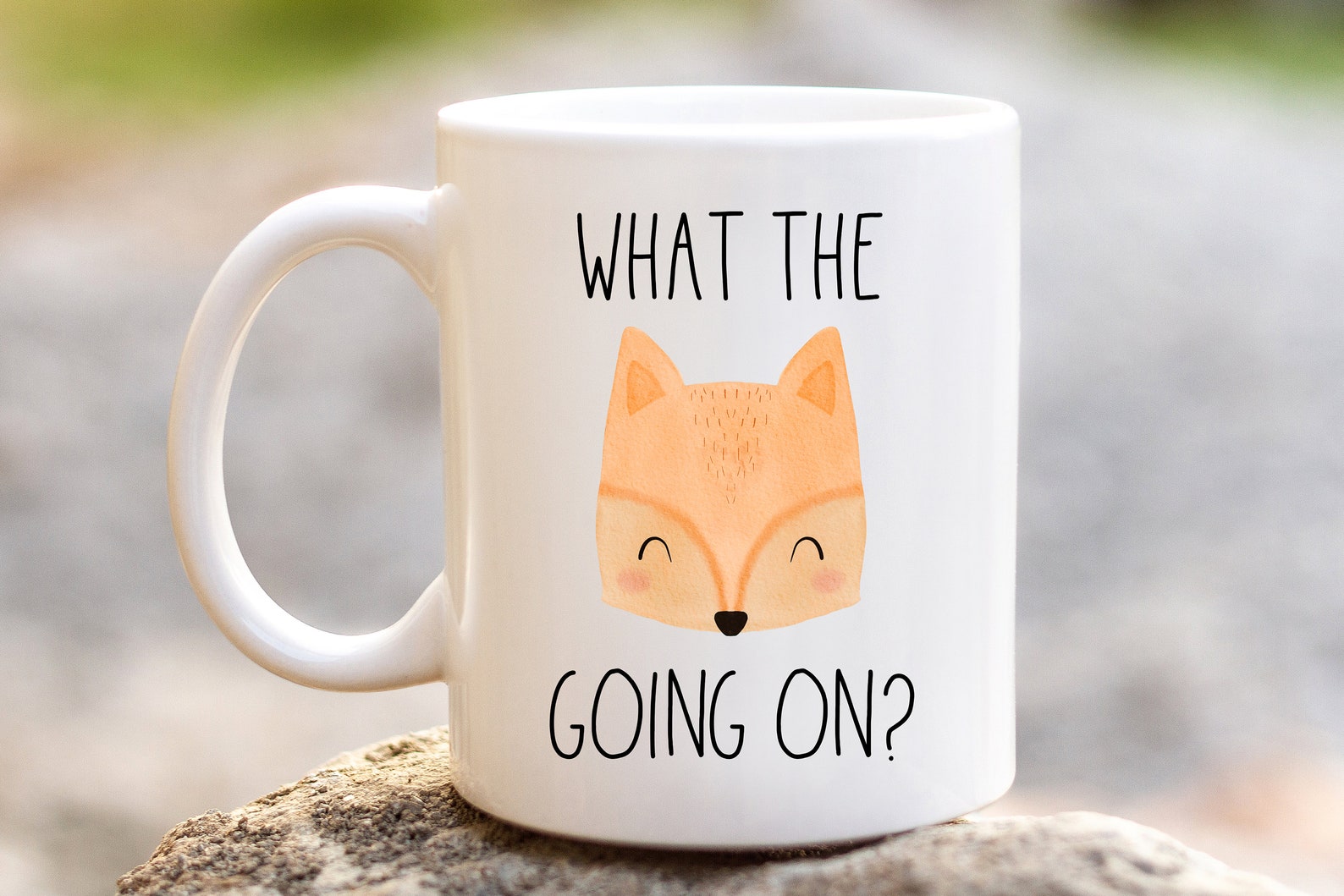 Funny Fox Mugs Set of 4 Four Foxes Mug Set Zero Fox Given - Etsy