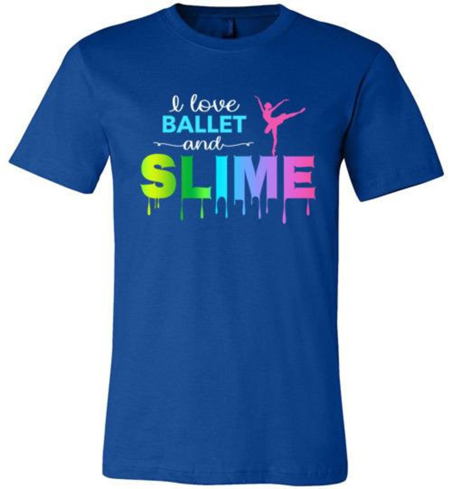 I Love Ballet and Slime Shirt for Girls, Slime T-shirts for Birthday ...