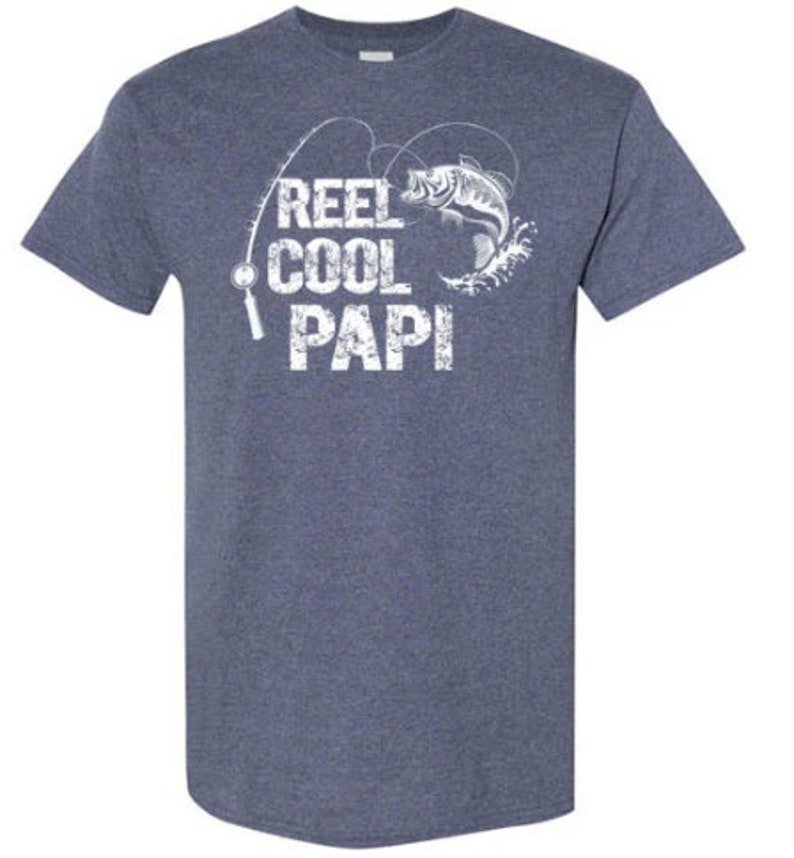 Reel Cool Papi Shirt for Men Papi Fishing Shirts Papi - Etsy