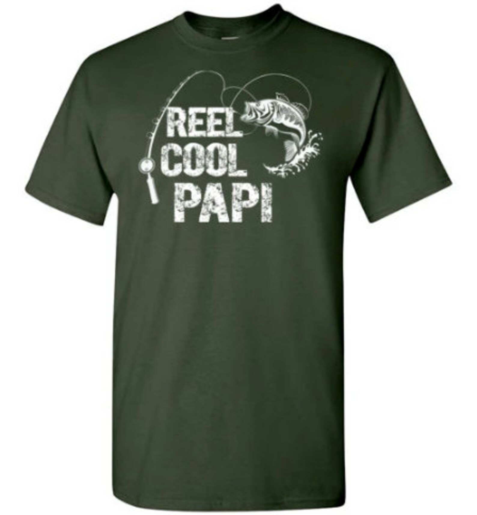 Reel Cool Papi Shirt for Men Papi Fishing Shirts Papi | Etsy