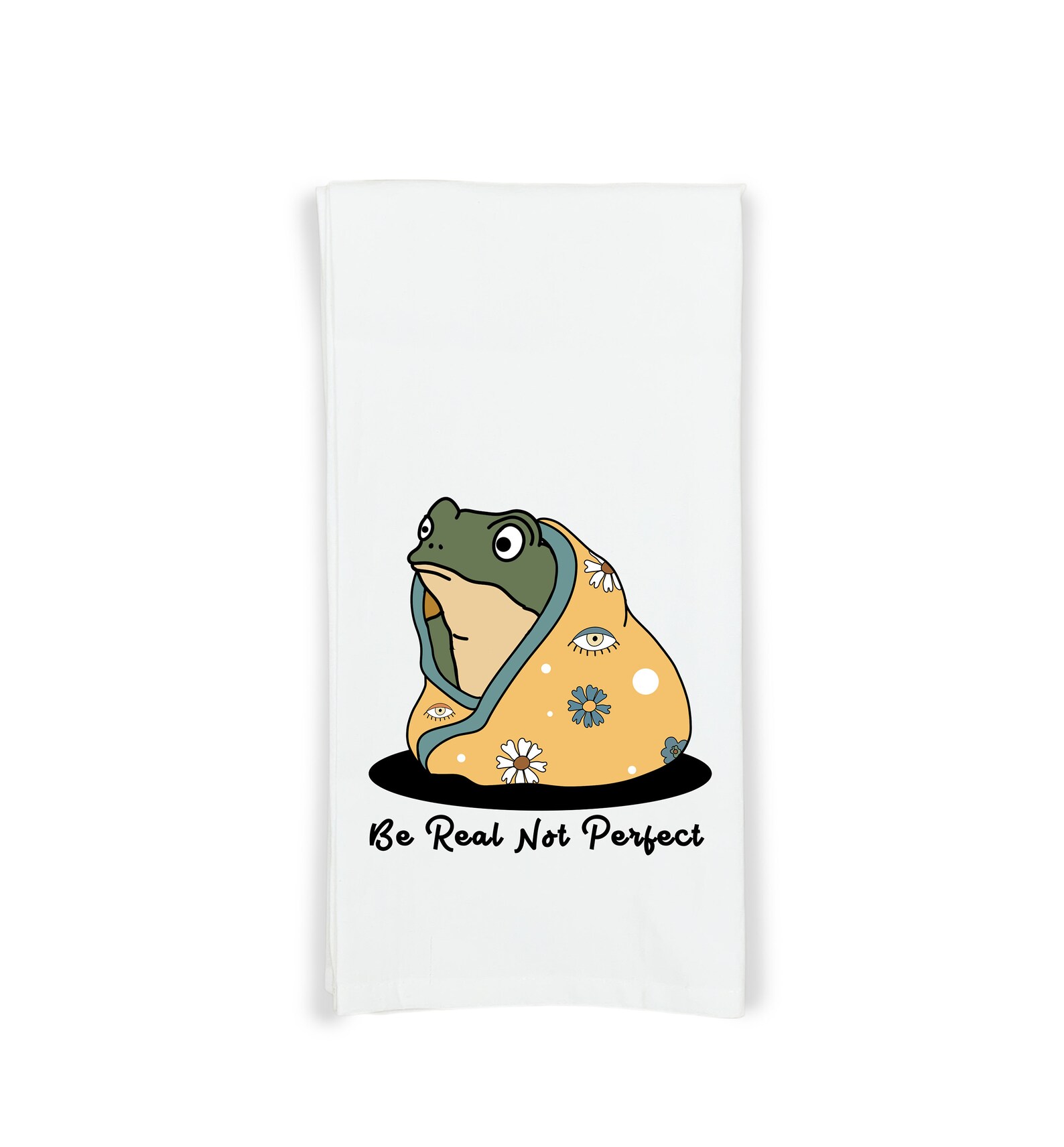 Inspirational Frogs Set of 3 Flour Sack Kitchen Tea Hand Towels Frog ...