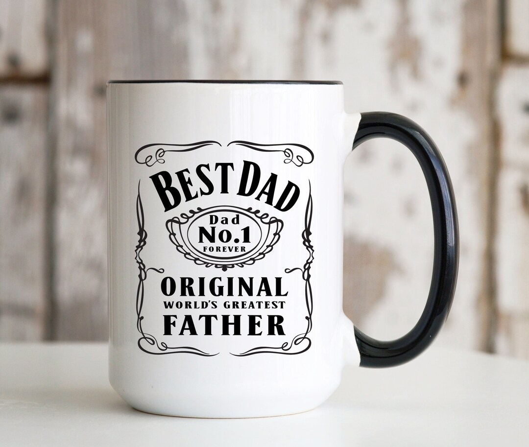 Best Dad No. 1 Forever Original World's Greatest Father Whiskey Label ...