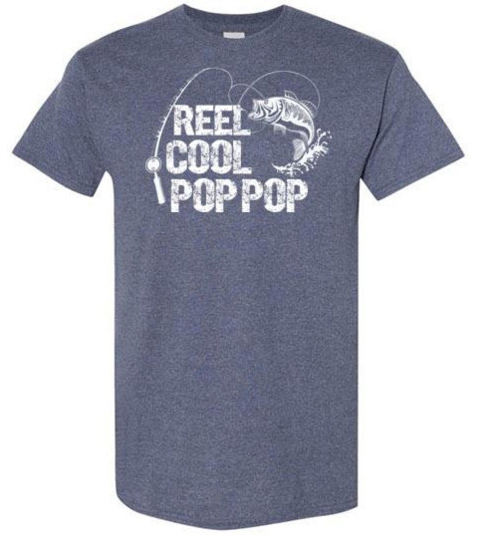 Reel Cool Pop Pop Shirt for Men Pop Pop Fishing Shirt | Etsy