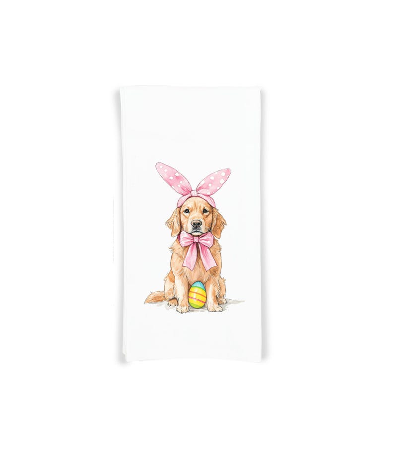Golden Retriever Holiday Kitchen Towel Set of 8 Valentine's St Patrick ...