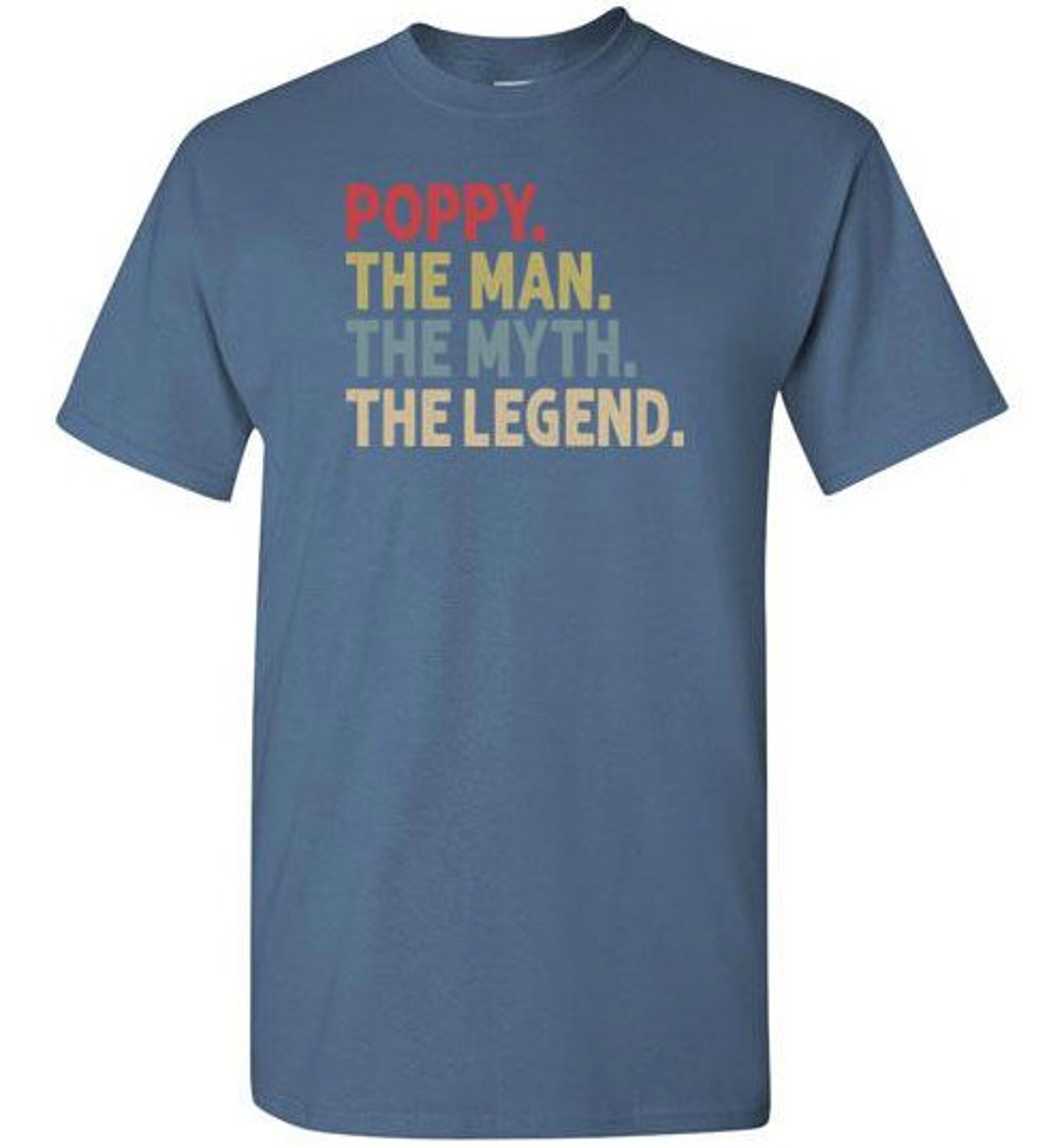 Poppy the Man the Myth the Legend Tshirt for Men Poppy Shirt - Etsy
