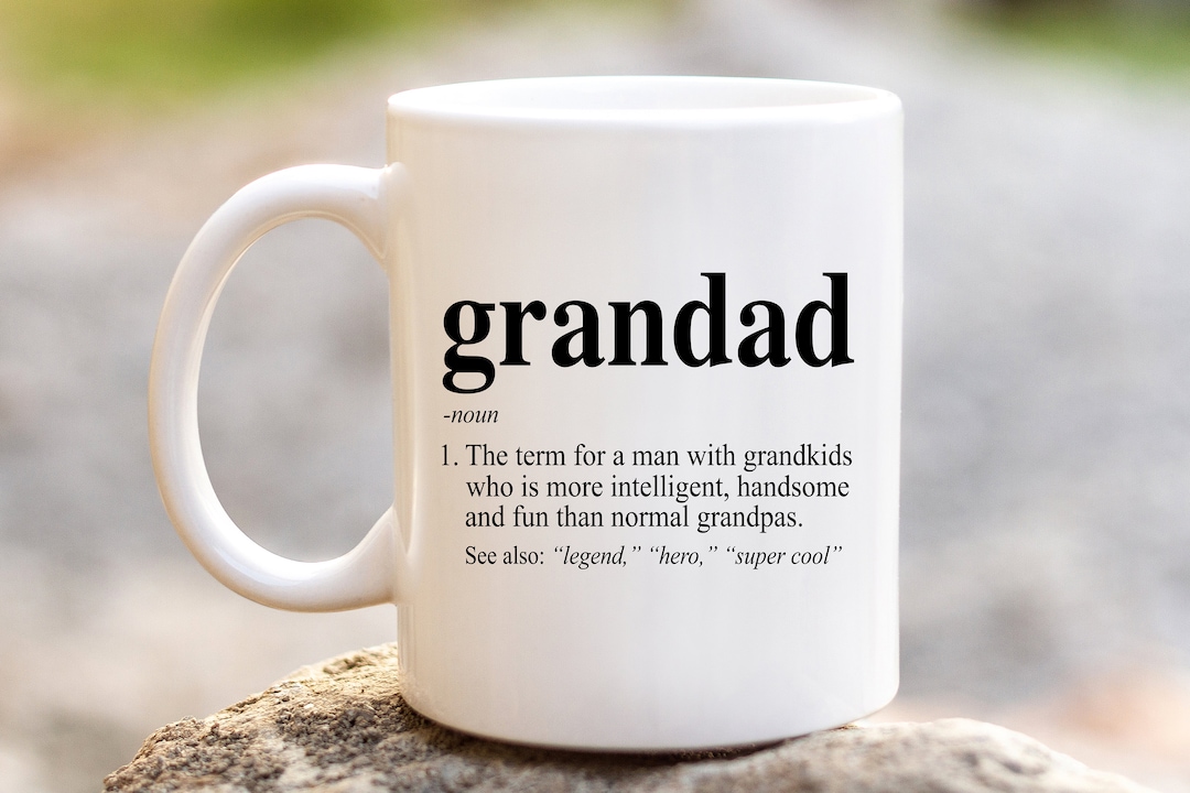 Grandad Definition Coffee Mug | Grandad Defined Cup | Funny Birthday ...