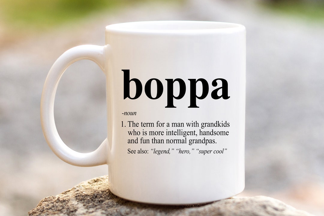 Boppa Definition Coffee Mug | Boppa Defined Cup | Funny Birthday Gift ...