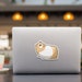 Guinea Pig Decal Cute White & Tan Cavy Animal Vinyl Sticker for Laptop ...