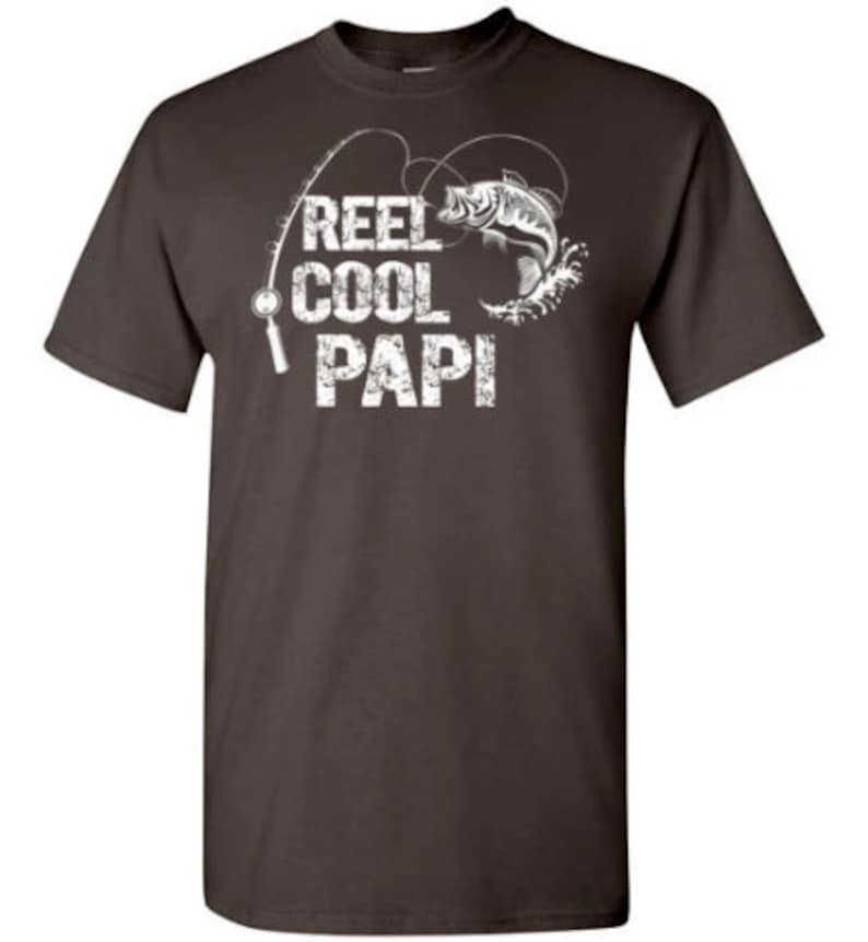 Reel Cool Papi Shirt for Men Papi Fishing Shirts Papi - Etsy