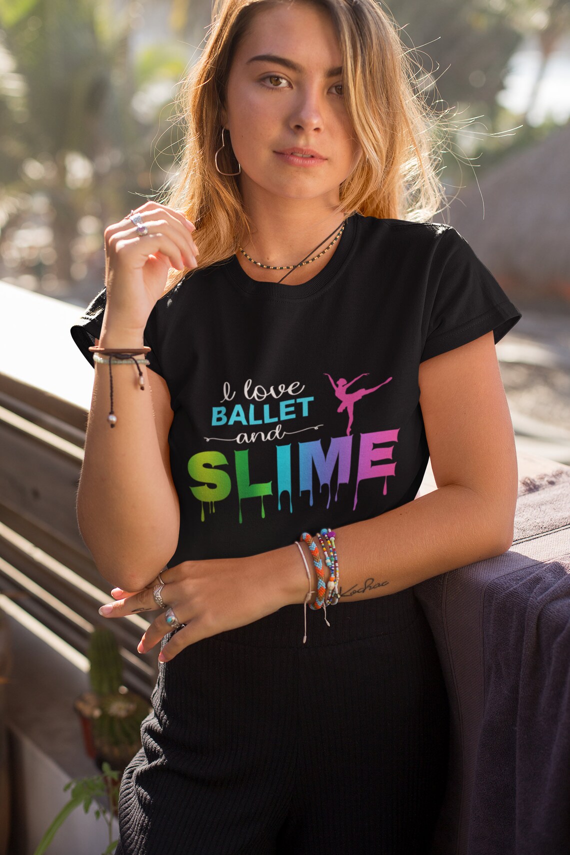 I Love Ballet and Slime Shirt for Girls, Slime T-shirts for Birthday ...
