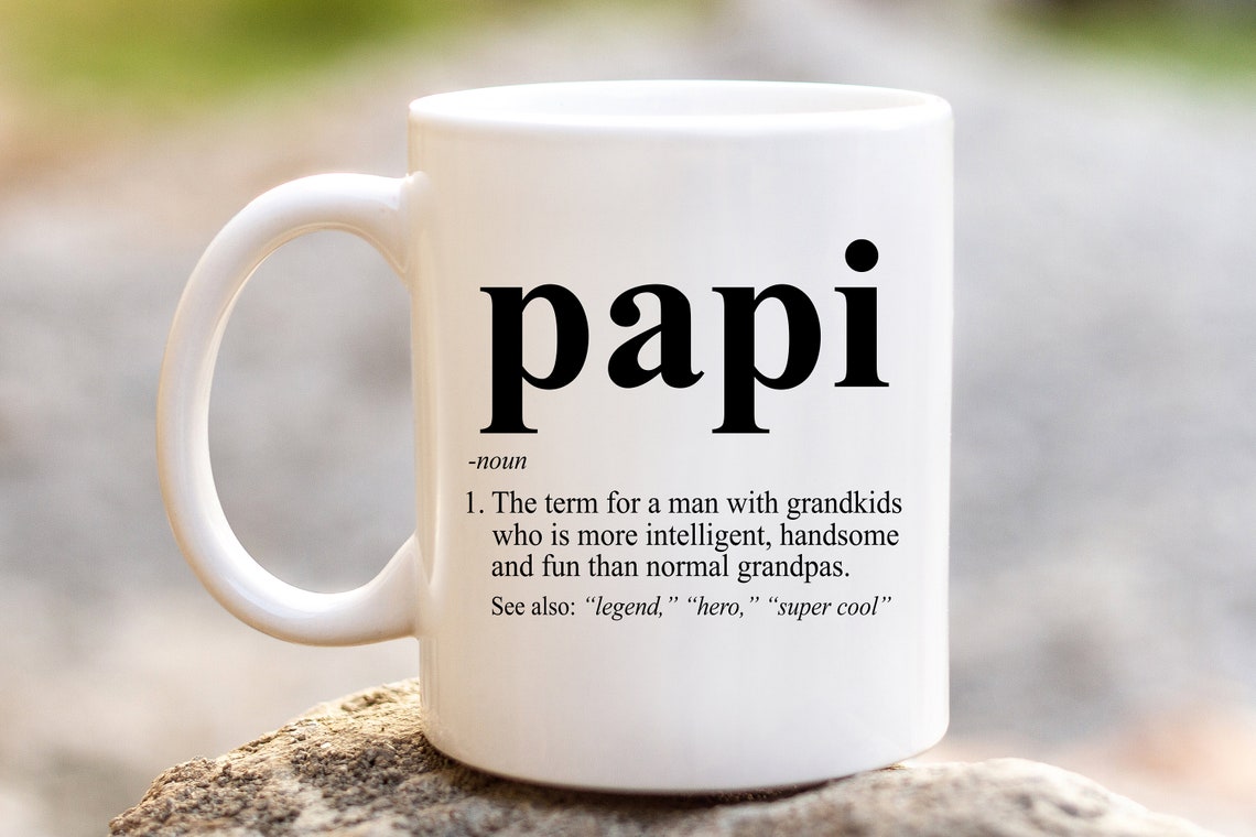 Papi Definition Coffee Mug Papi Definition Papi Defined - Etsy