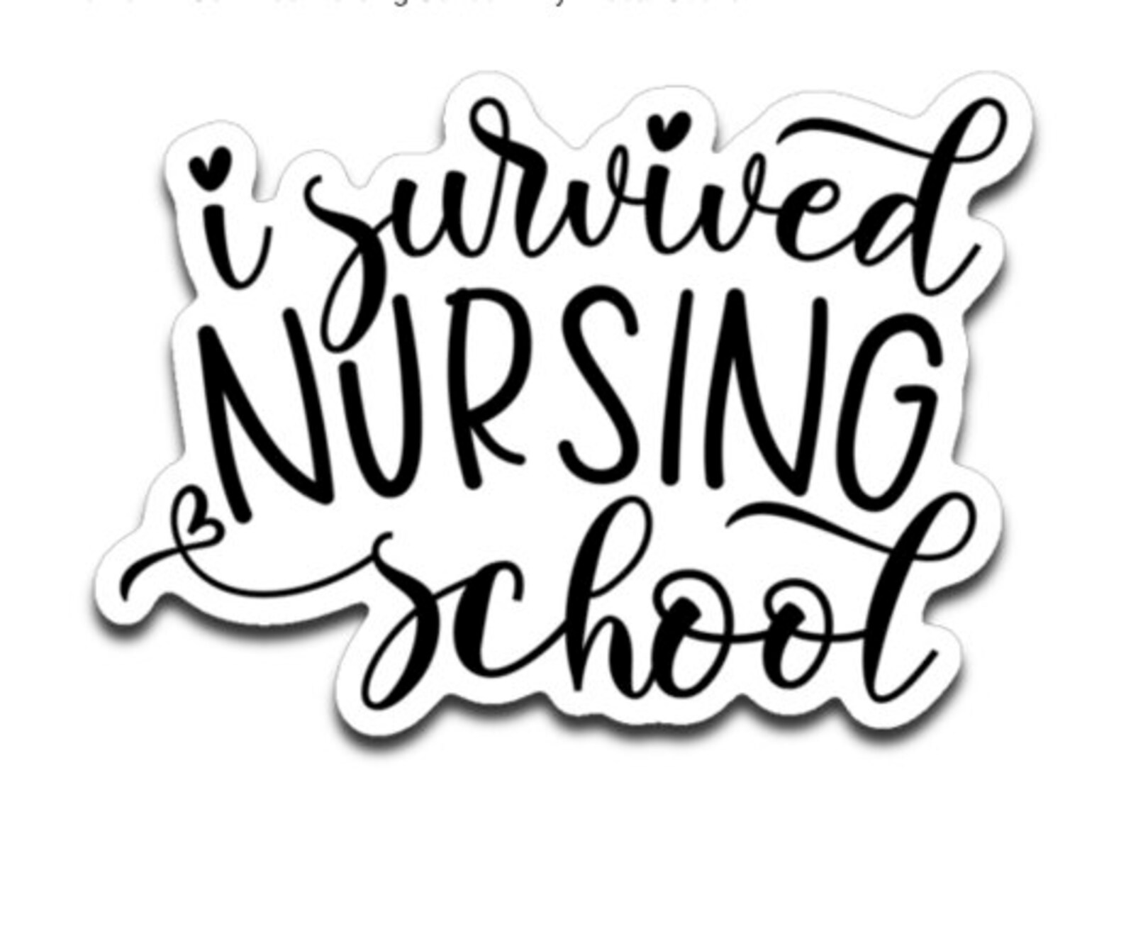 Nursing School Decal Sticker Pack | Nurse Appreciation Gift | Set of 5 ...