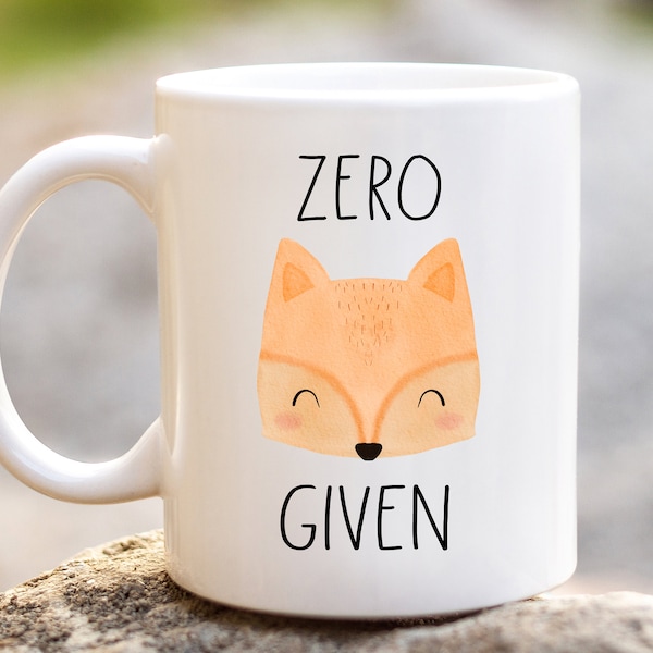 Zero Fox Given Mug - Etsy