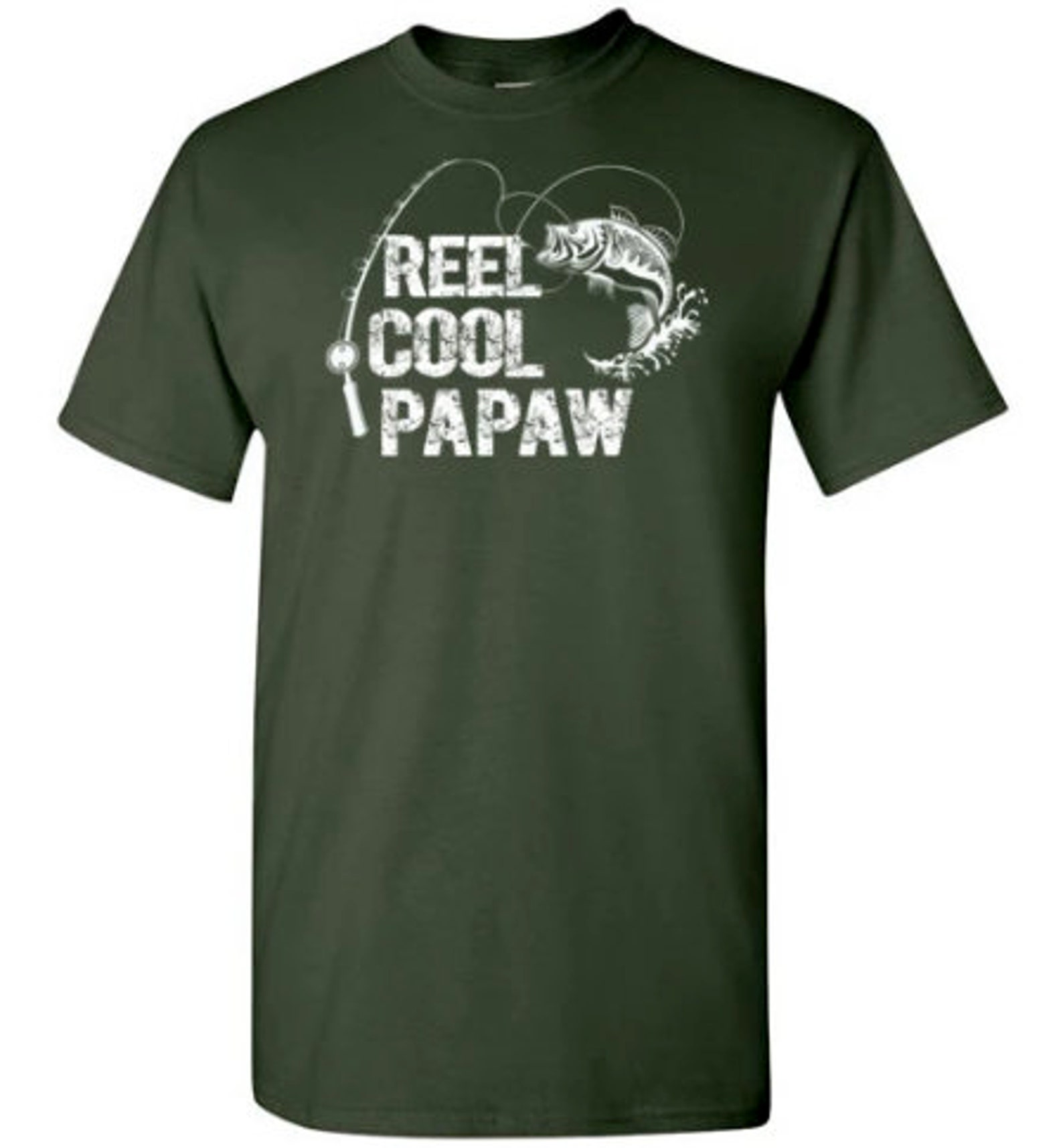 Reel Cool Papaw Shirt for Men Papaw Fishing Shirts Fishing | Etsy
