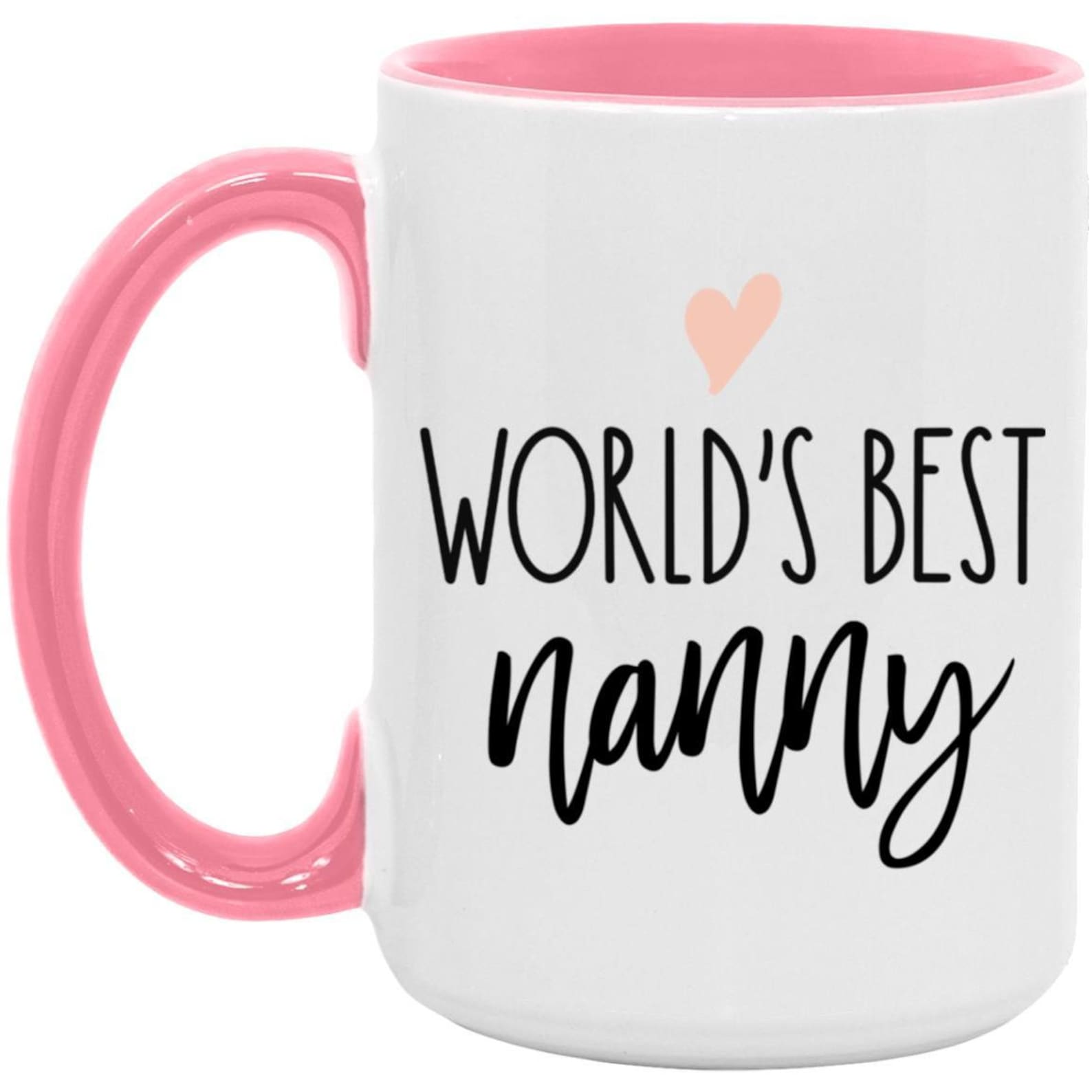 World's Best Nanny 15oz Mug Birthday Christmas Mothers Day Gift Idea ...