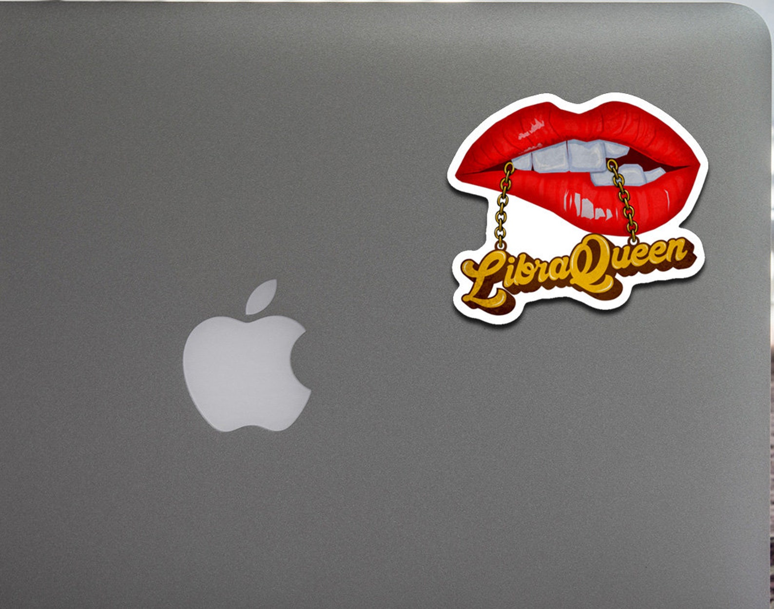 Libra Queen Lips and Chain Decal Libra Sticker Libra Decal - Etsy