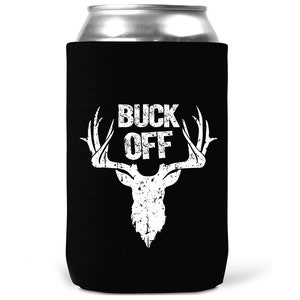 Deer Hunting Can Coolers for Dad - 12 Oz Soda Beer Beverage Sleeves ...