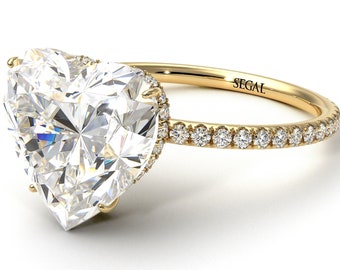 Lab Grown Diamond Heart - Etsy