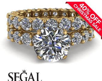 Lab Created Bridal Set - Etsy