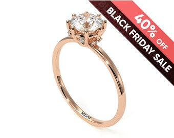 Hidden Stone Ring - Etsy