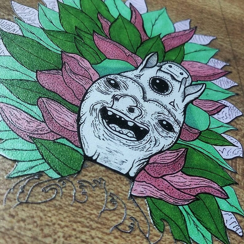 Weird Stickers Sticker Art Weirdo Art Green Picture - Etsy