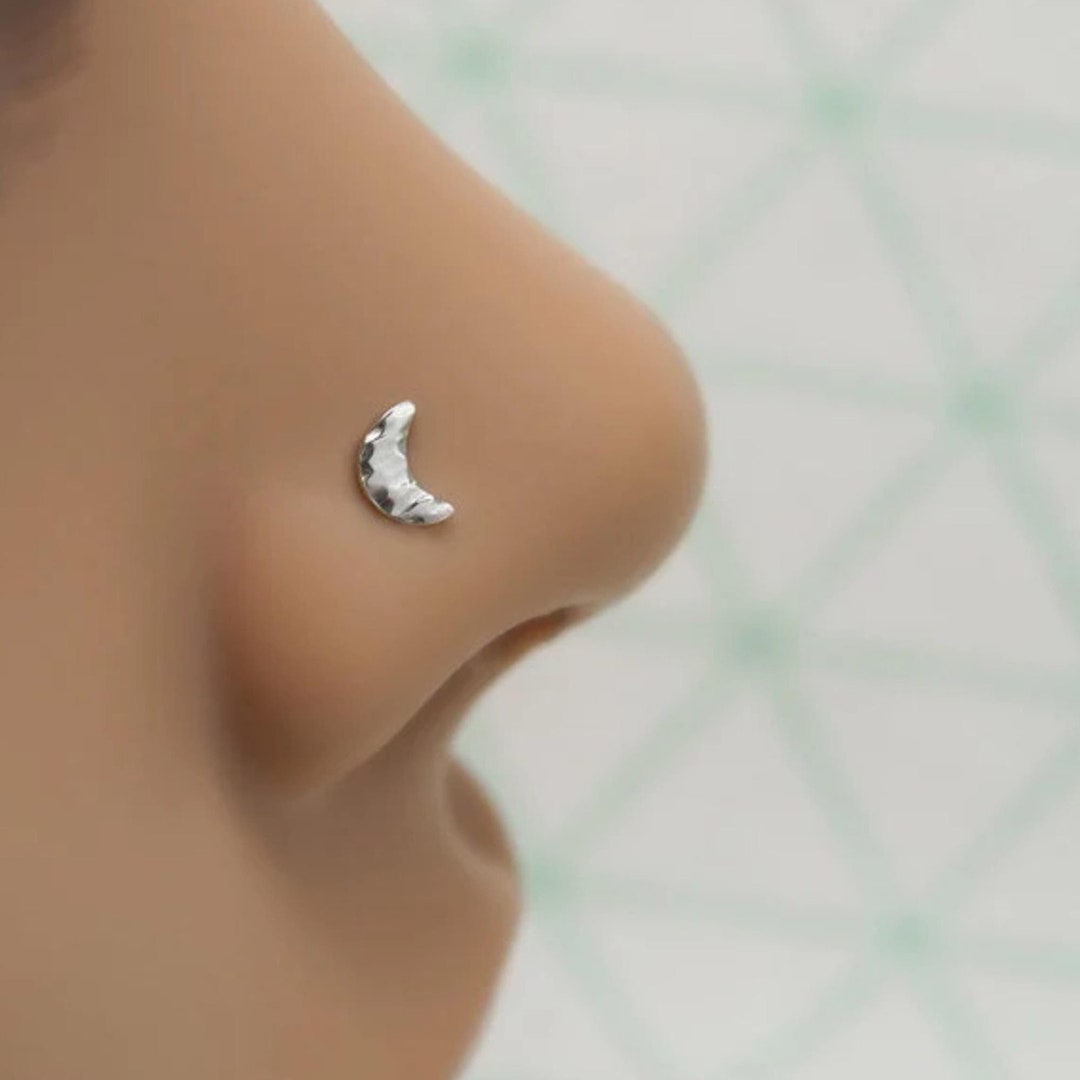 Minimalist Nose Stud – Small 22g, 20g Nose Piercing Jewelry - Etsy