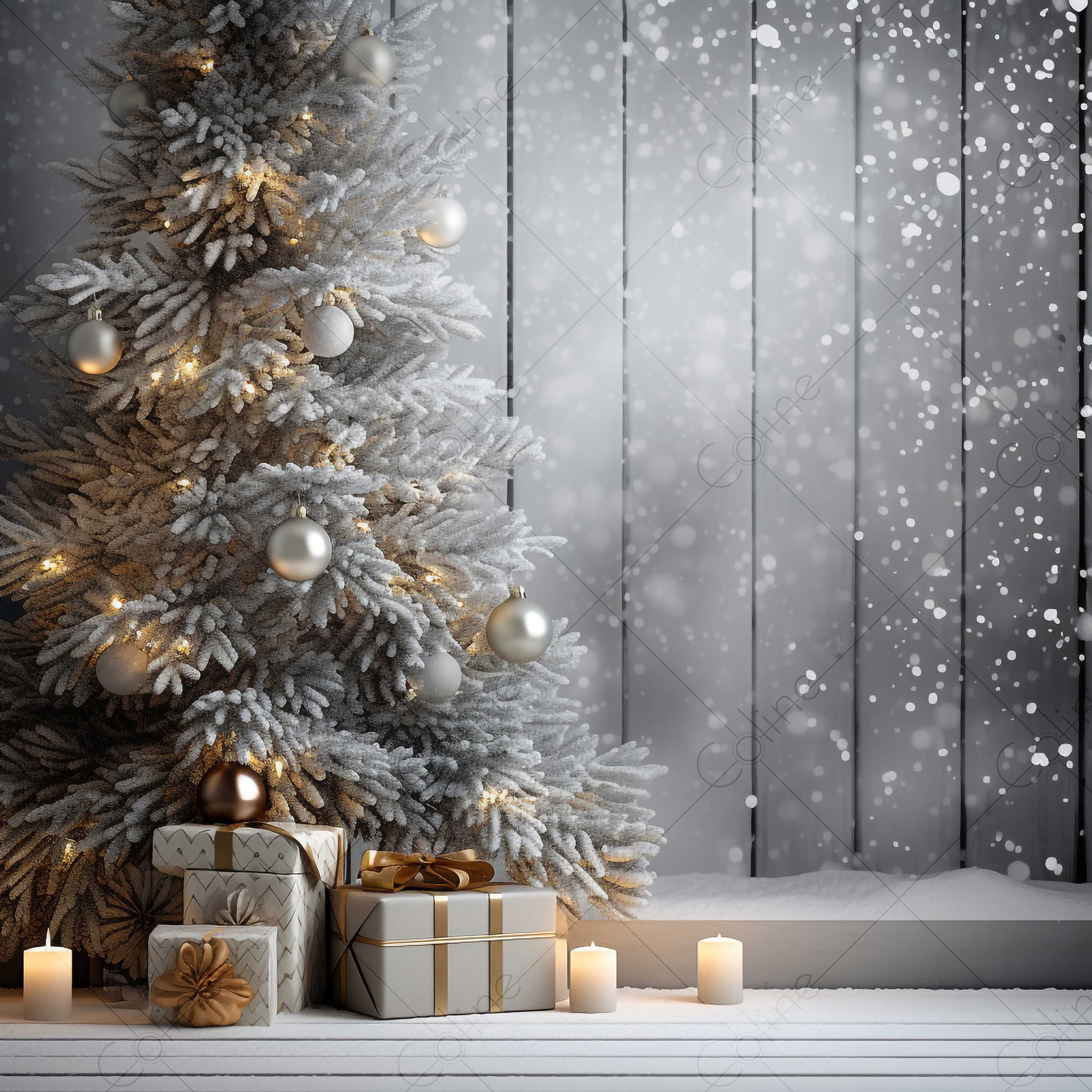 Christmas Backdrop, Christmas Tree Xmas Backdrop Background, JPG ...