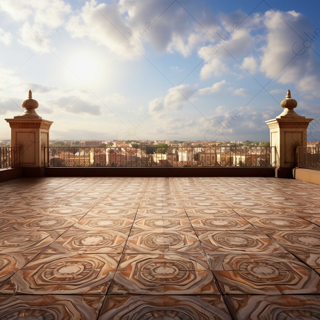 Roof Backdrop, Roof Wedding Background, JPG Digital Background, Digital ...