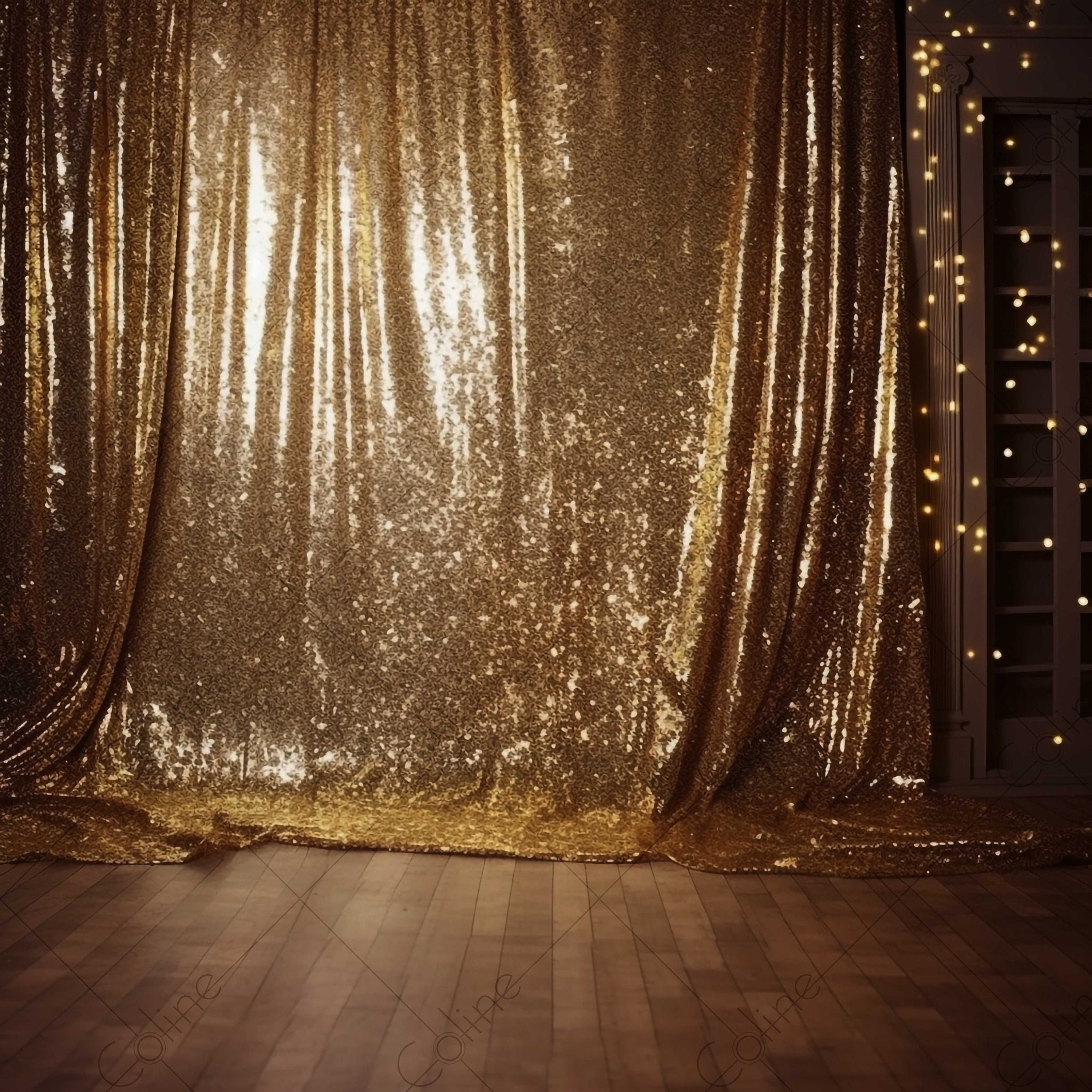 Gold Glitter Background, JPG Digital Background, Digital Backdrops ...