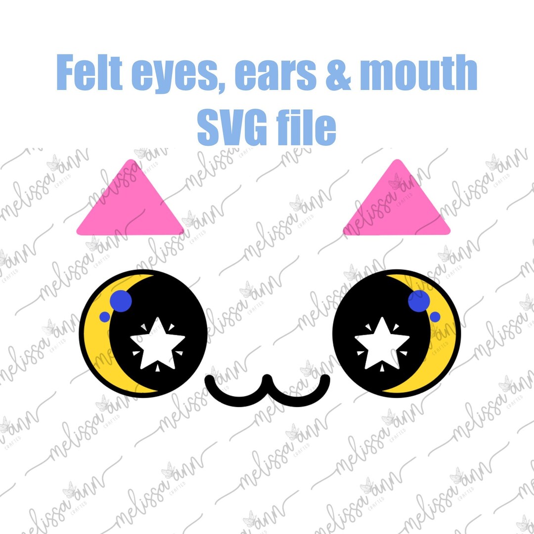 Felt Eye SVG, Space Felt Eyes, Star Felt Eyes, Galaxy Felt Eyes, Felt ...