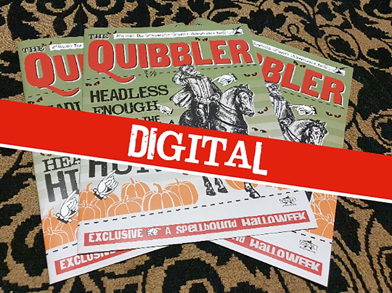 Quibbler Magazine 32 Pages Real Text Digital Download - Etsy