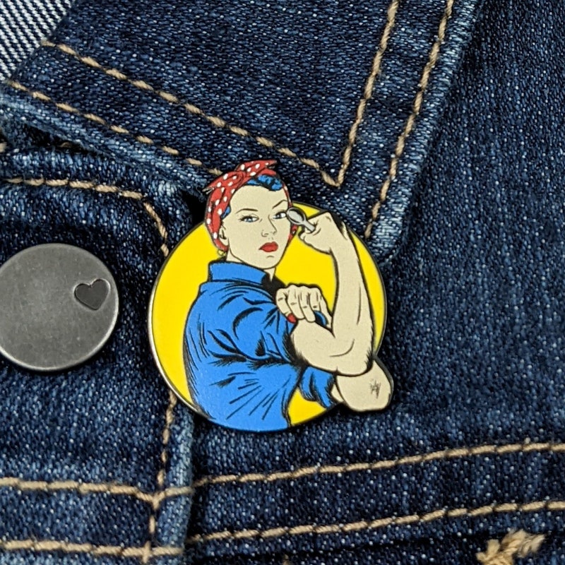 Rosie the Riveter Pin - Etsy