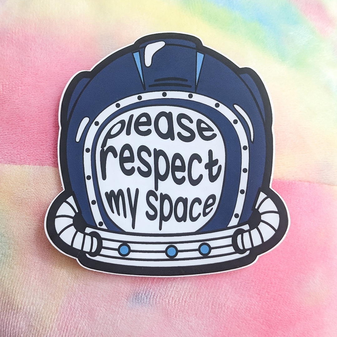 RESPECT My SPACE STICKER - Please Respect My Space Sticker, Personal ...