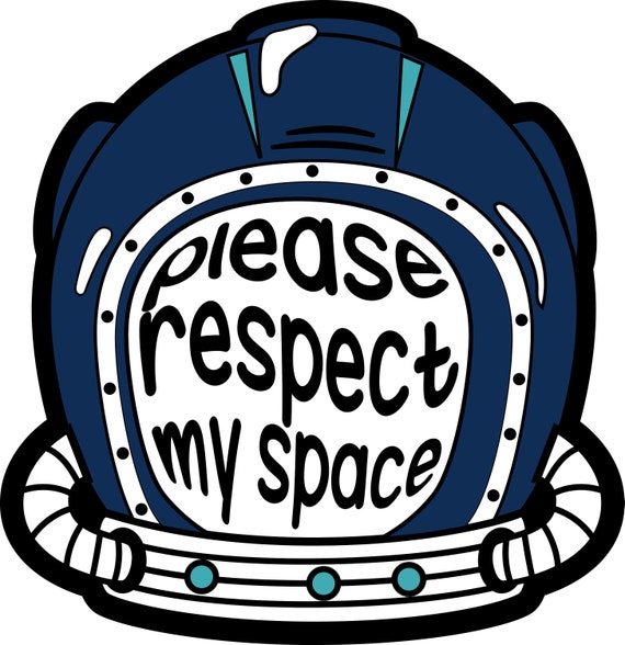 RESPECT My SPACE PIN Please Respect My Space Pin Personal - Etsy