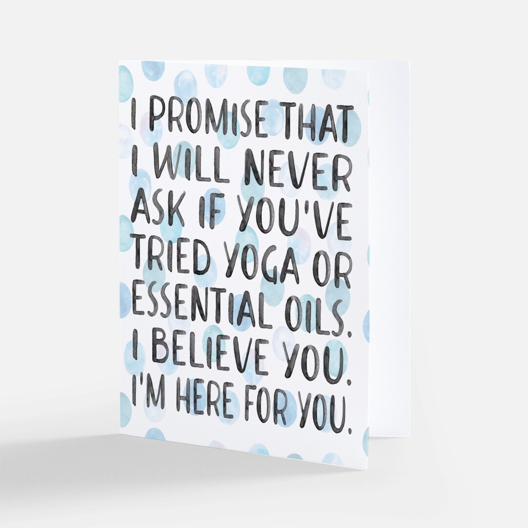 CHRONIC ILLNESS GREETING Card - Medical Gaslighting Card, Mental Health ...