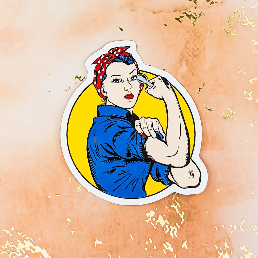 ROSIE the RIVETER STICKER Spoon Theory Sticker, Die Cut Vinyl Sticker ...