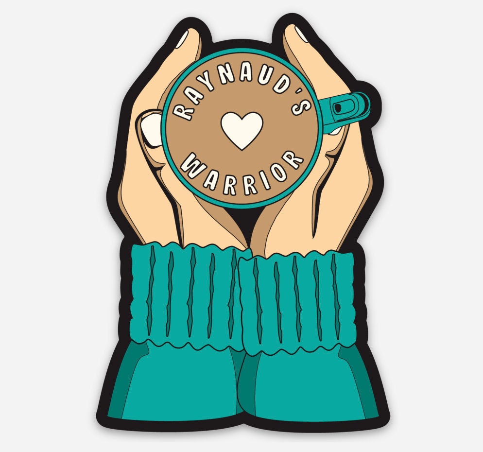 RAYNAUD'S WARRIOR STICKER Raynaud's Syndrome | Etsy