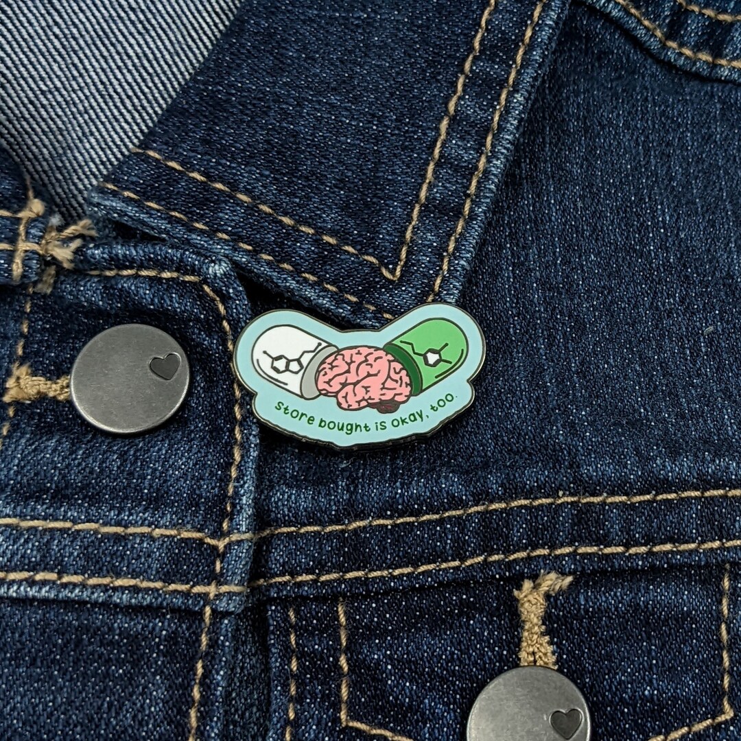 STORE BOUGHT SEROTONIN and Dopamine Pin - Depression Pin, Serotonin Pin ...