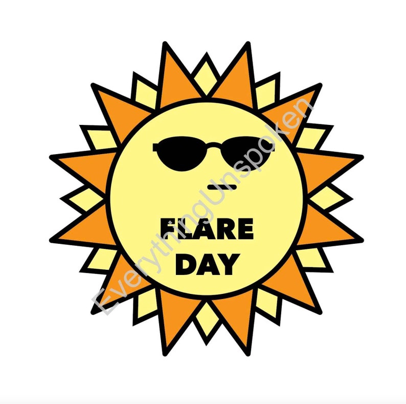 FLARE DAY PIN Hard Enamel Pin Autoimmune Illness Awareness - Etsy