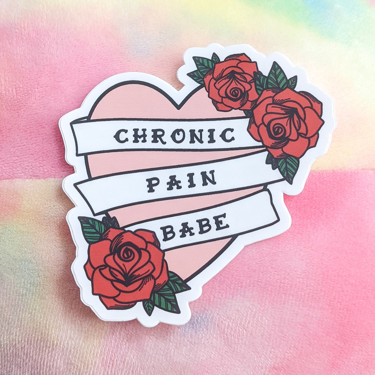 CHRONIC PAIN BABE Sticker - Chronic Illness Sticker, Chronic Pain ...