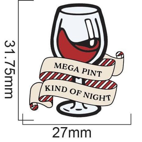 MEGA PINT PIN Johnny Depp Pin Johnny Depp Gift Hard Enamel - Etsy