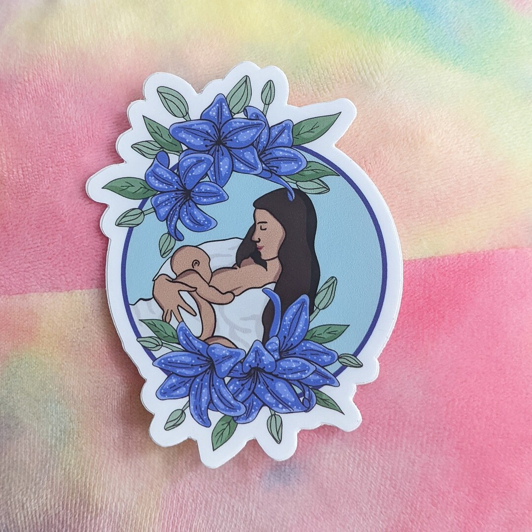 BREASTFEEDING BABY STICKER - Breastfeeding Support Sticker, New Mom ...