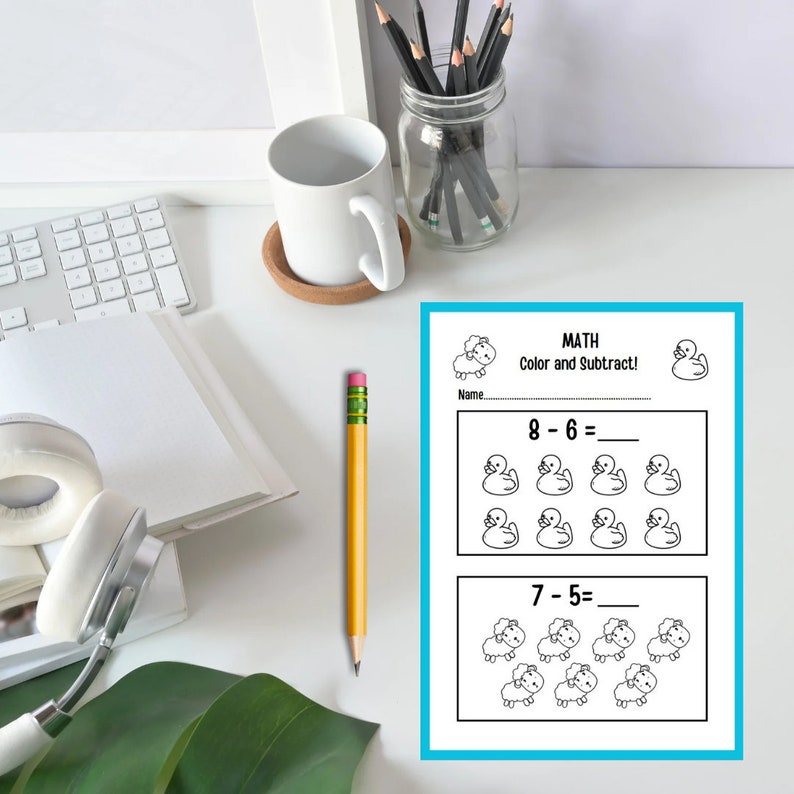 Printable Math Worksheets,addition and Subtraction Activities, Numbers ...