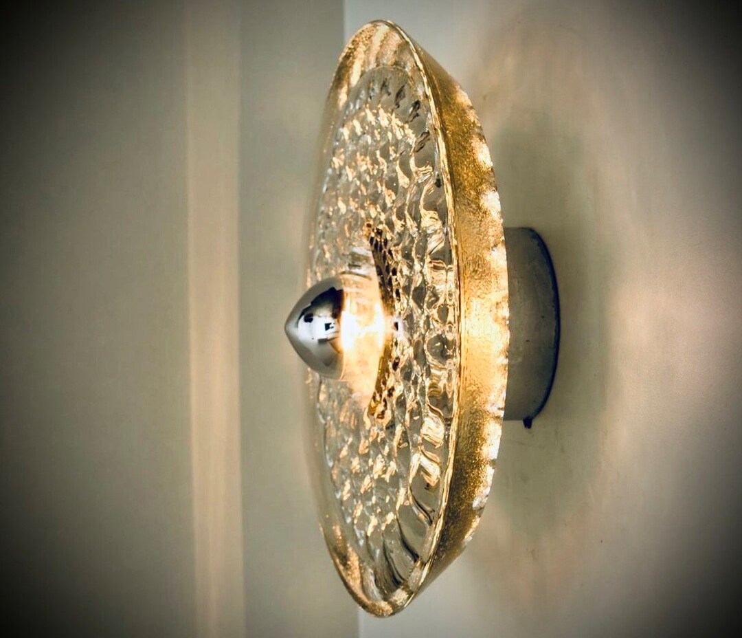 Mid-century Modern Wall Lamp or Flush Light ‘diskus’ by Peill and ...