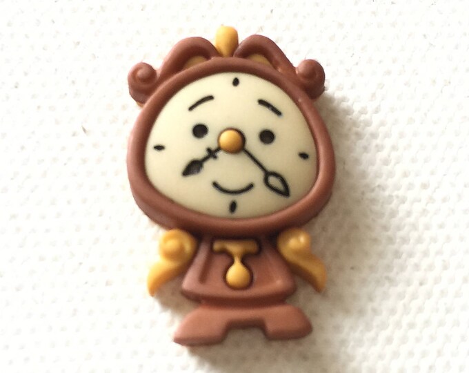 Cogsworth Pin Beauty and the Beast Clock Pin Tie Tack - Etsy