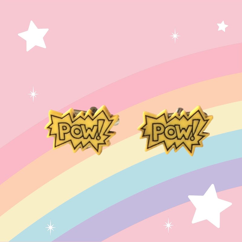 Comic Cufflinks - Etsy