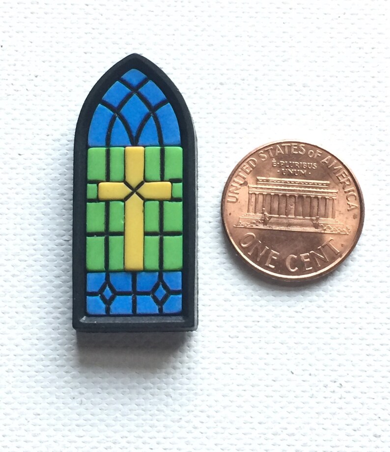 Stained Glass Window Pin Easter Pin Cross Pin Church Glass | Etsy