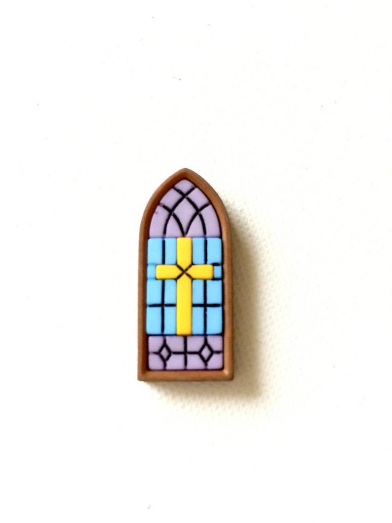 Stained Glass Window Pin Easter Pin Cross Pin Church Glass | Etsy