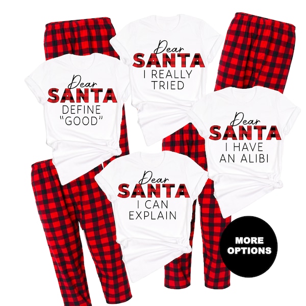 Funny Family Christmas Pajamas - Etsy