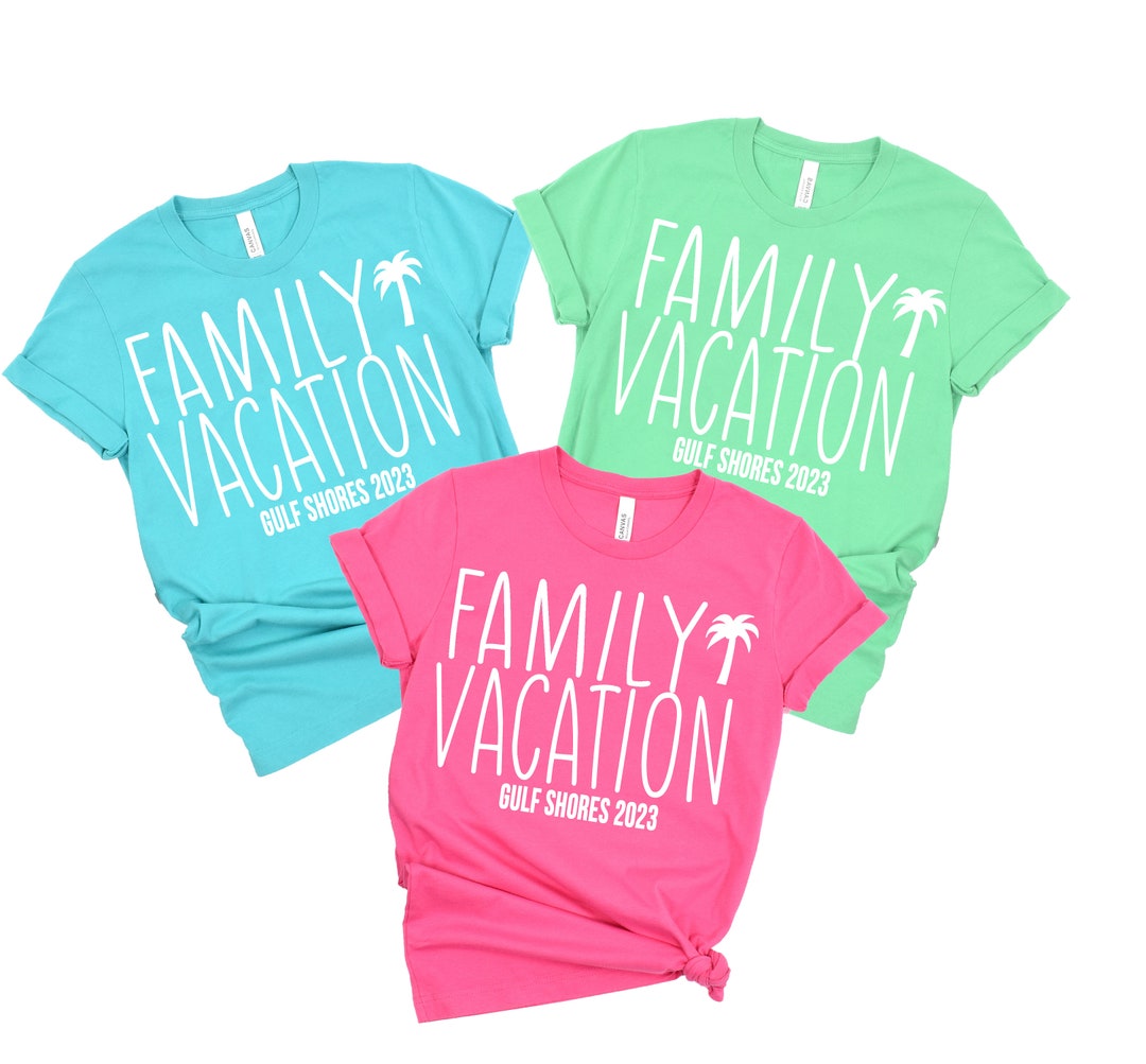 Custom Family Vacation Shirts, Summer Vacation Shirts Matching, Family ...